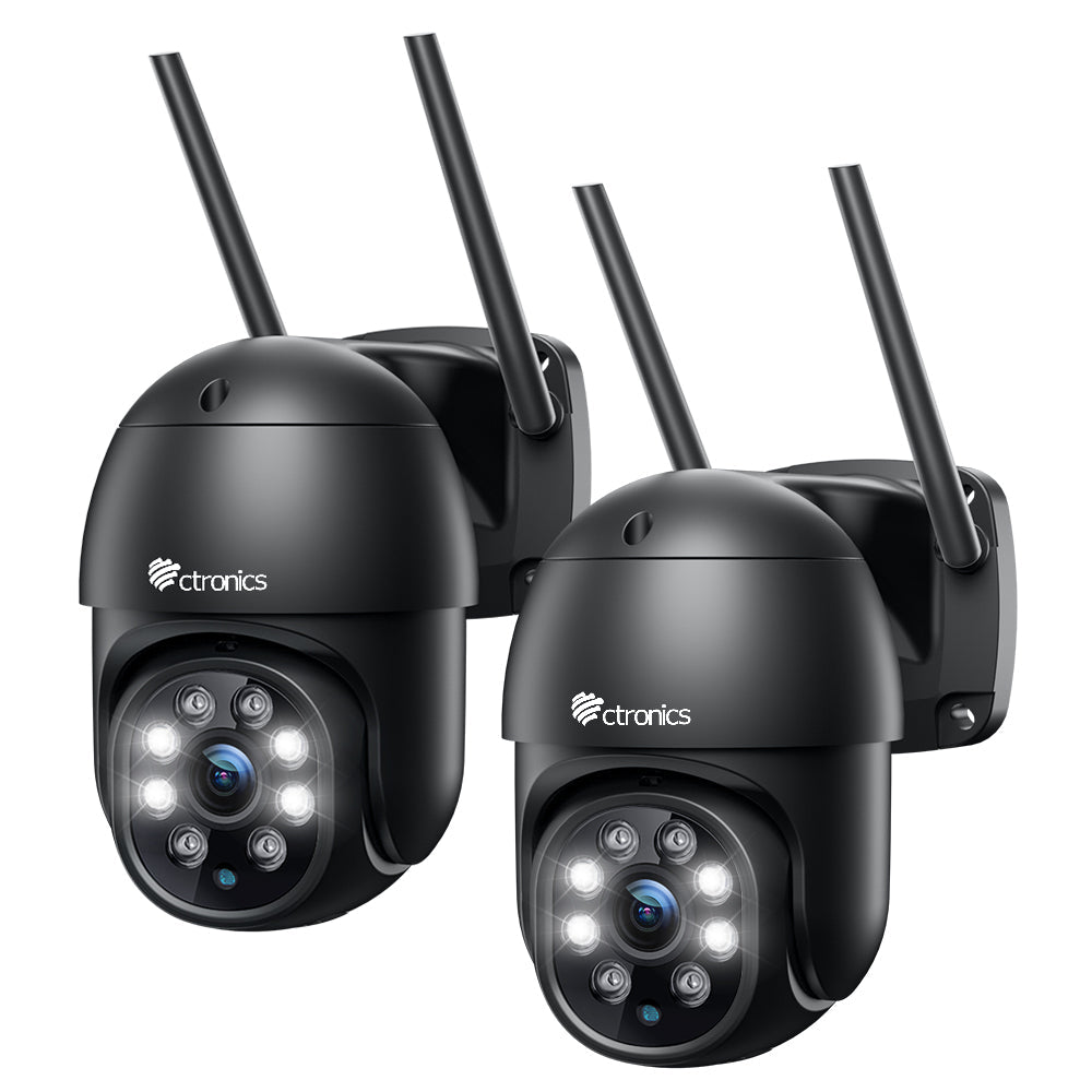 Ctronics Outdoor WiFi Surveillance PTZ IP Kamera 30M Farbe Nachtsicht de.ctronics